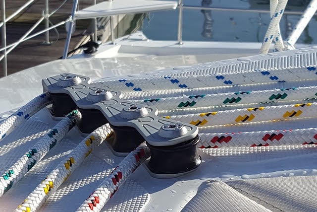 Line Management - Yacht Cleats, Deck Organisers, Fairleads - Sailutions